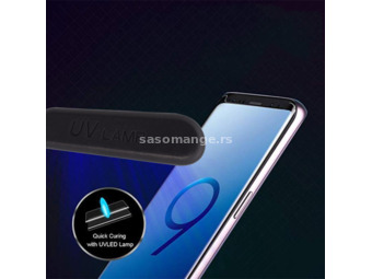 Zastitno staklo UV Glue Full Cover+ lampa za Samsung S10 Plus