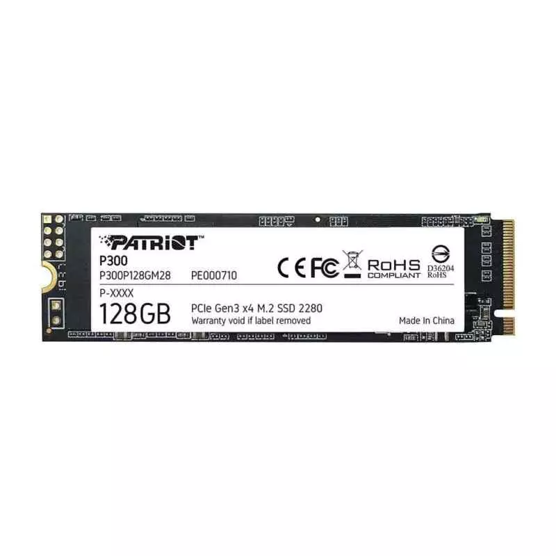 SSD M.2 NVMe 128GB Patriot P300 1600MBs/600MBs P300P128GM28US