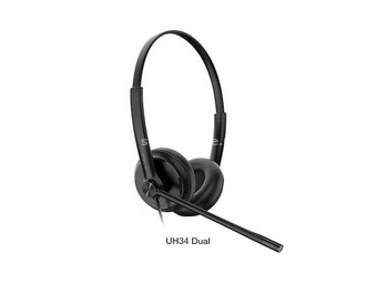 YEALINK Headset Wired USB UH34 Dual Teams