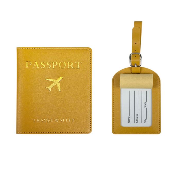 Futrola za pasoš + tag za kofer Avion, žuta
Futrola za pasoš + tag za kofer Avion, žuta