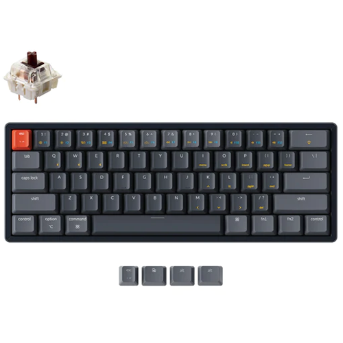 Keychron K12 G Pro Brown Switch RGB - Bežična mehanička tastatura