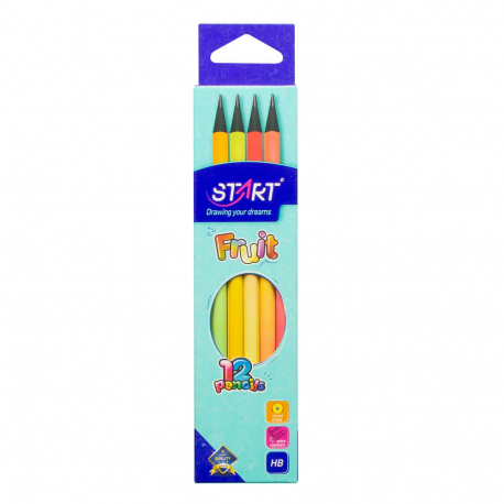 Start grafitne olovke Fruit 12 komada