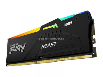 KINGSTON DIMM DDR5 32GB (2x16GB kit) 5600MTs KF556C36BBEAK2-32 Fury Beast RGB EXPO