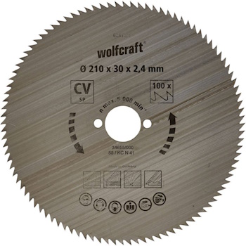 Wolfcraft kružna testera za ručne cirkulare CV ø210x30x2.4mm 6281000