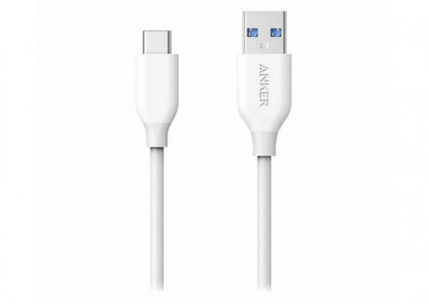 Anker kabl USB/Type C 0,9m bela