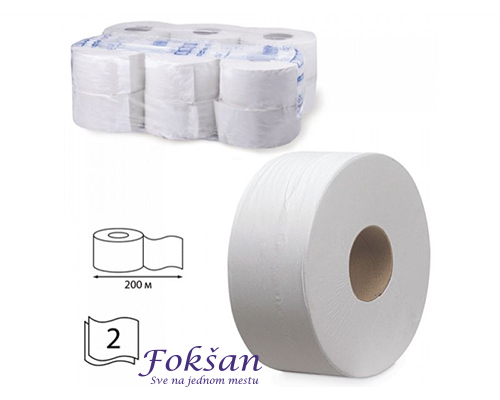 Toalet papir u rolni Kimberly Clark 8024, 200m 12/1