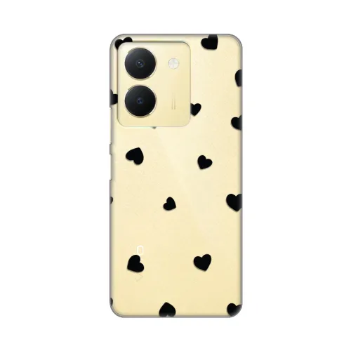 Silikonska futrola - maska print Skin za Vivo Y36 Hearts