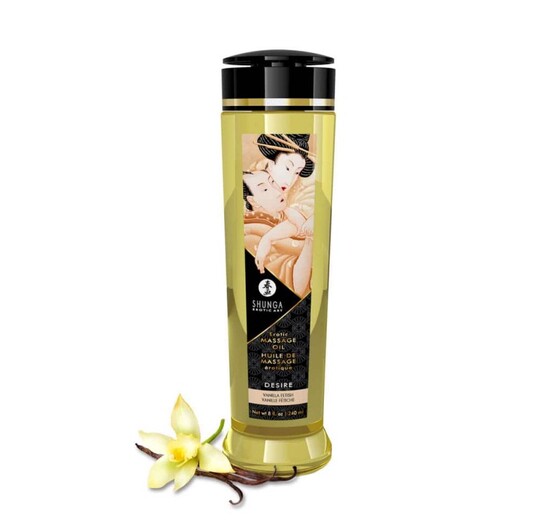 Shunga ekskluzivno ulje za masažu vanila (240ml), SHUNGA0196
