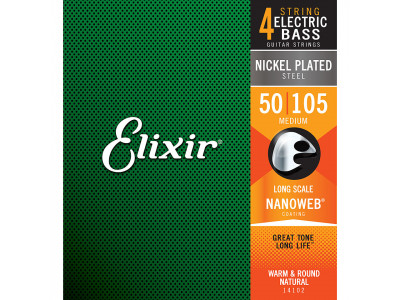 Elixir Nanoweb Heavy Long Scale 050-105 4-String