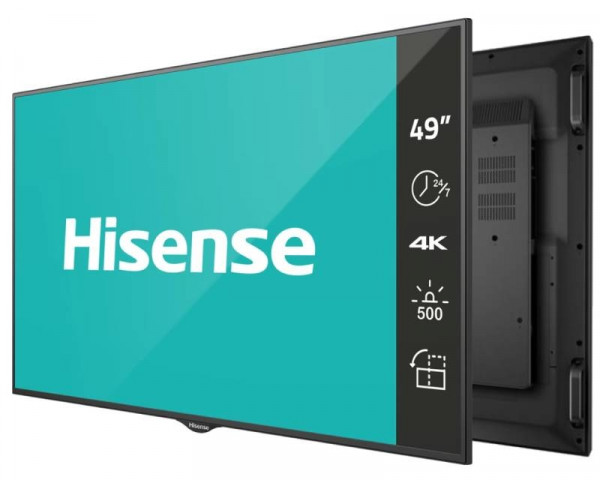 HISENSE 49” 49BM66AE 4K UHD Digital Signage Display - 247 Operation