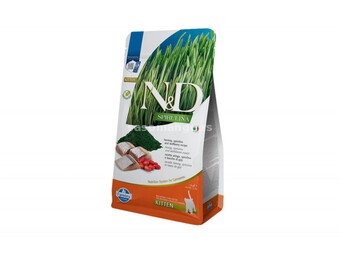 N&amp;D Spirulina Cat Herring Kitten 1,5kg