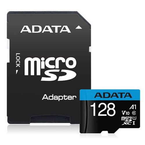 SD Card 128 GB A-DATA AUSDX128GUICL10A1-RA1