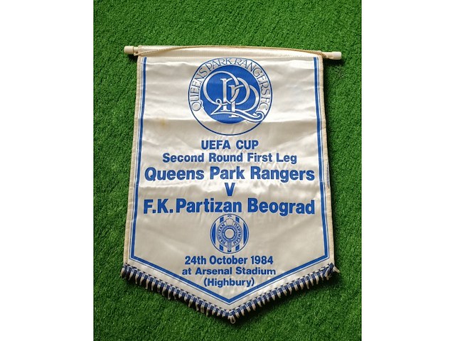 QPR vs Partizan zastavica Kup UEFA 1984/85