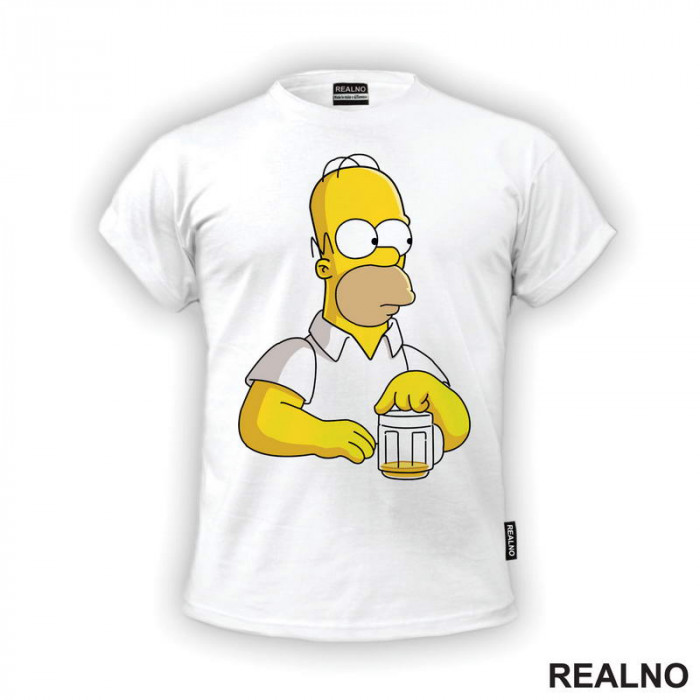 HOMER I PIVO - THE SIMPSONS - SIMPSONOVI - MAJICA