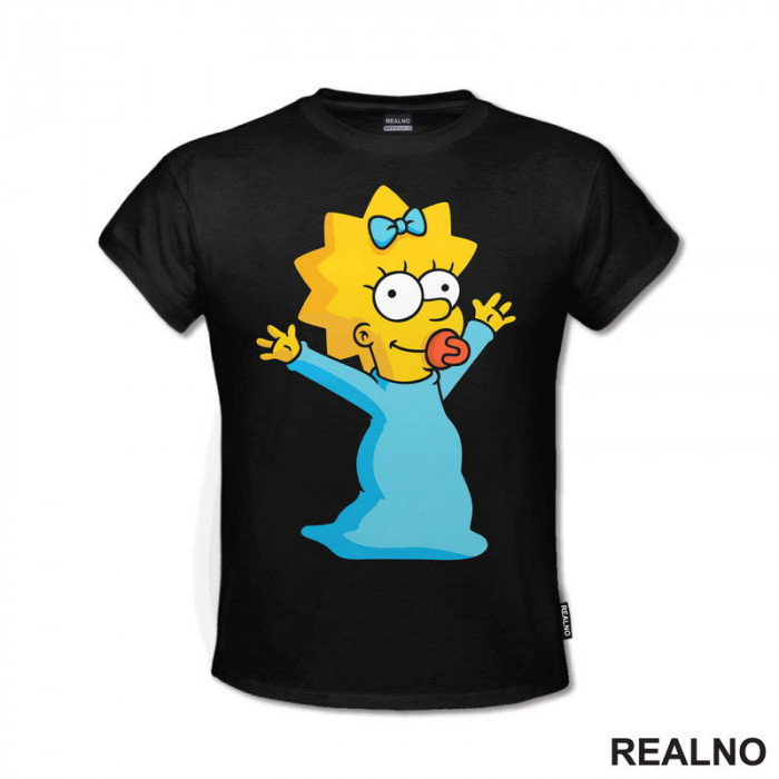 MAGGIE - MEGI - PORTRET - THE SIMPSONS - SIMPSONOVI - MAJICA