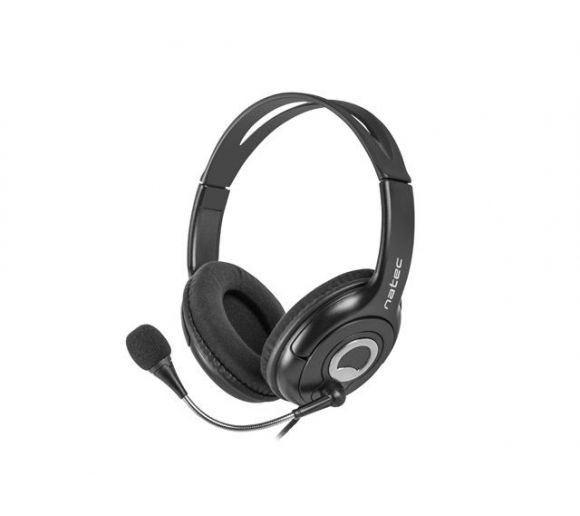 BEAR 2, Stereo Headset with Volume Control, 3.5mm Stereo, Black