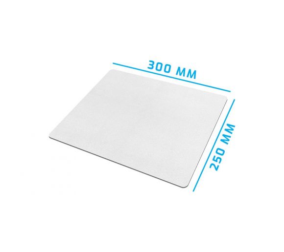 Printable Mouse Pad, 30 cm x 25 cm, White