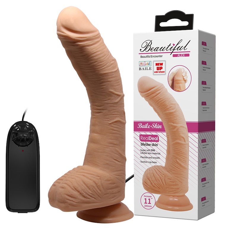 Mekani Vibro Dildo 28cm Alex