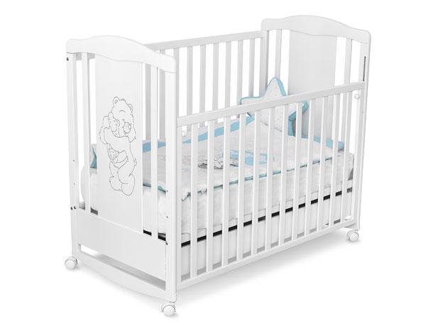 Krevetac za bebe Lux- beli bez fioke