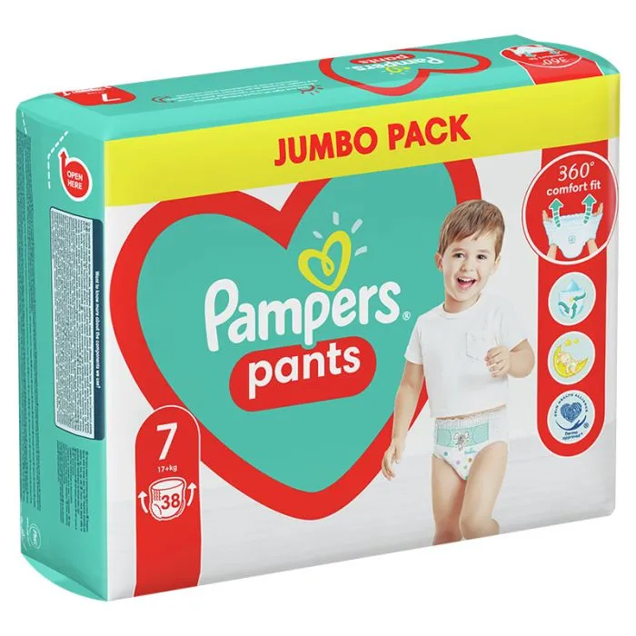 Pampers gaćice 7 XL 38 kom