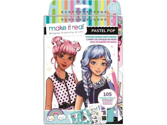 Make it Real Modna bojanka za crtanje pastel pop