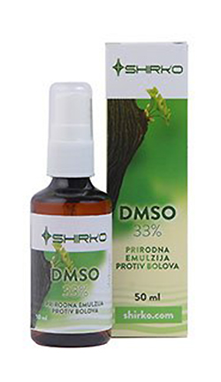 DMSO 33% prirodna emulzija protiv bolova 50 ml Shirko