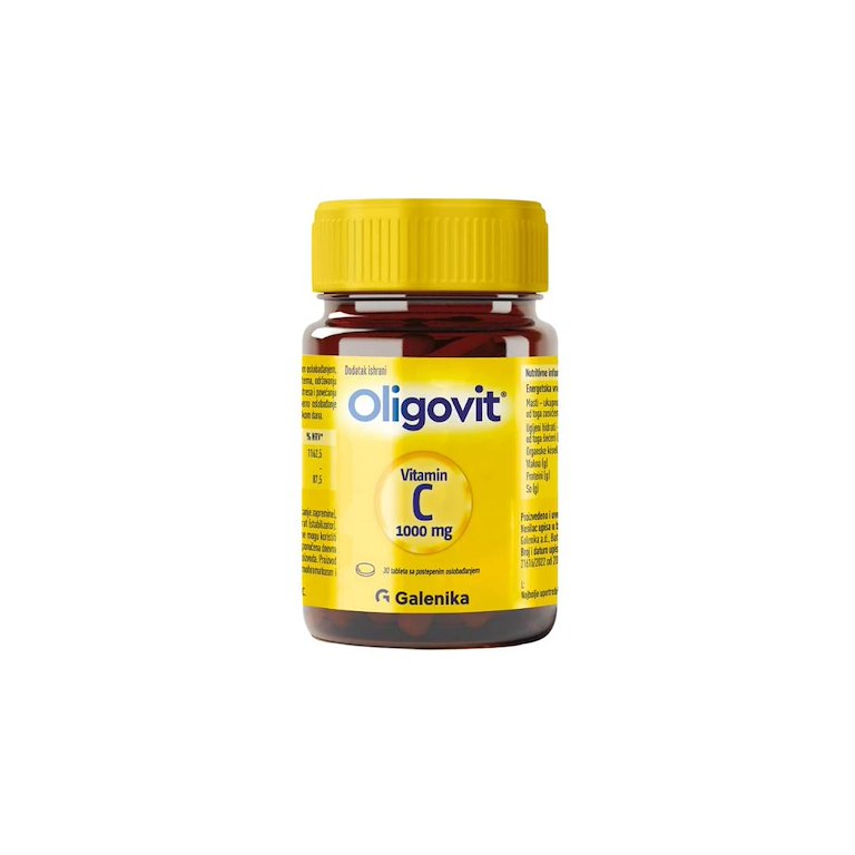 Oligovit® Vitamin C 1000 30 Tableta sa Šipurkom