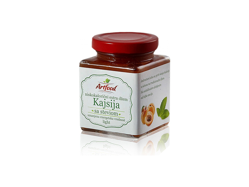 DŽEM STEVIA KAJSIJA 220 GR-ARTFOOD