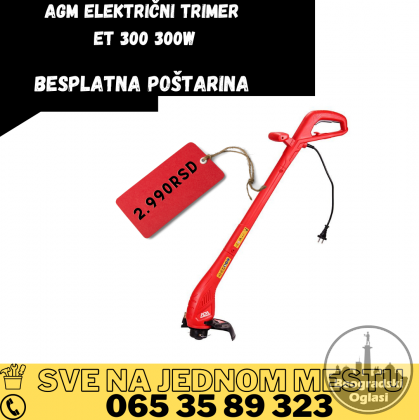 AGM Električni trimer ET 300 300W - BESPLATNA POŠTARINA