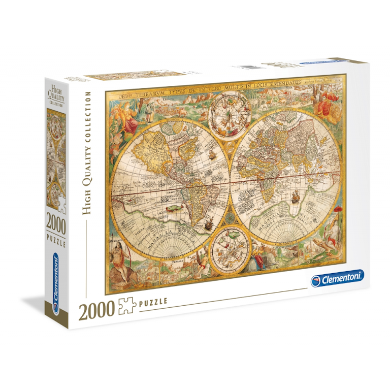 Clementoni puzle Ancient Map Panorama, 2000delova