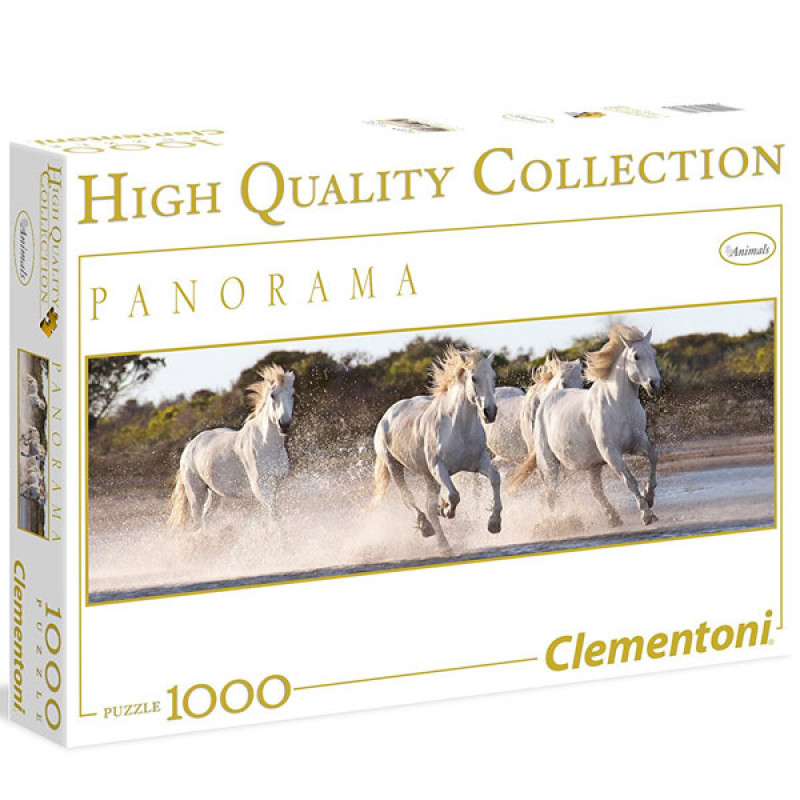 Clementoni puzle Konji u galopu Panorama, 1000delova
