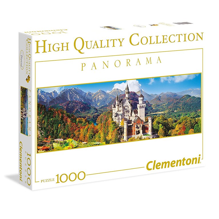 Clementoni puzle Neuschwanstein zamak Panorama, 1000delova