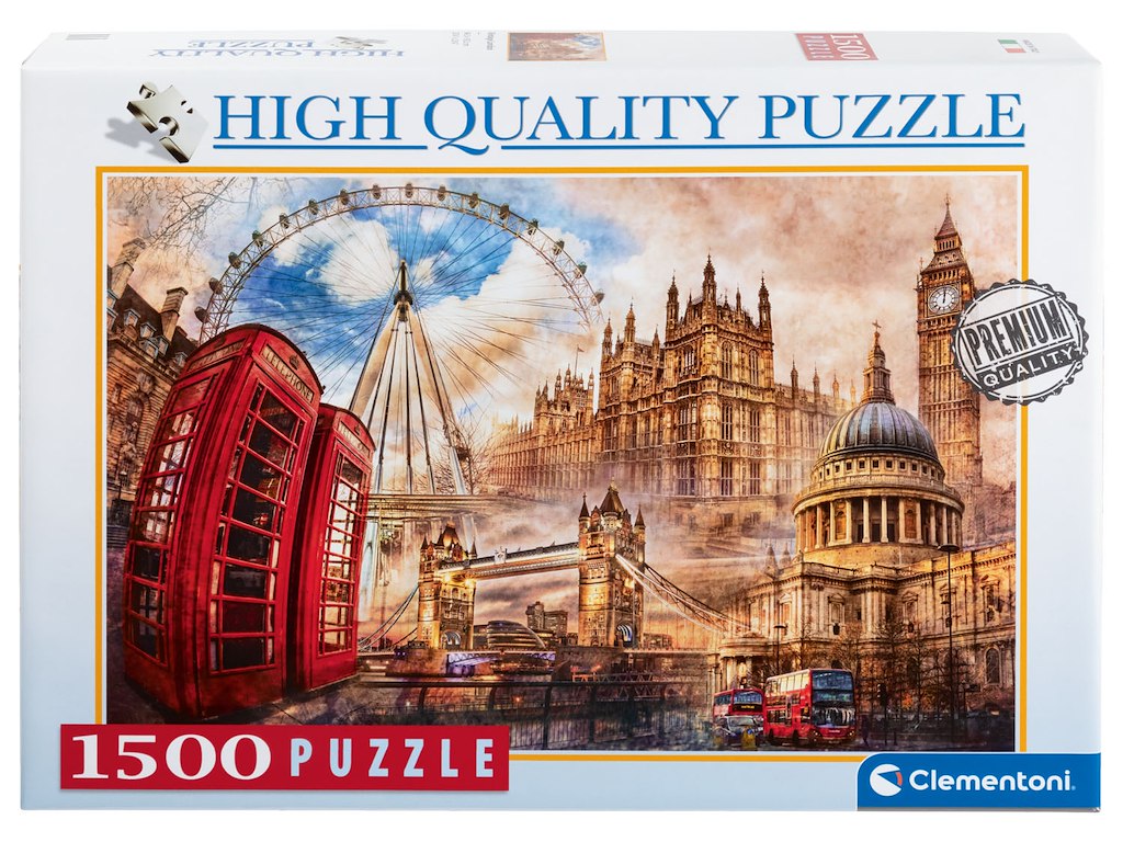 Clementoni puzle Vintage London Panorama, 1500delova