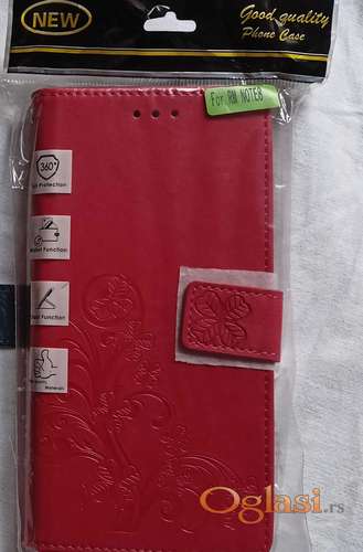 Xiaomi Redmi Note 8 crvena kožna futrola