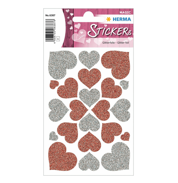 CREATIV craft stikeri H-6387 Hearts