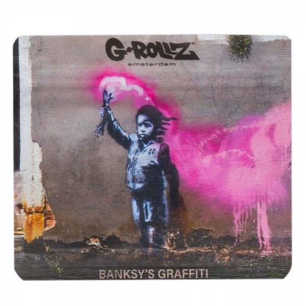 ZIP G-ROLLZ |Banksy ‘Torch Boy’ smellproof bag – 10pcs – 90x80mm