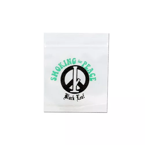 ZIP bag SMOKING FOR PEACE (35×35) – 100 kom