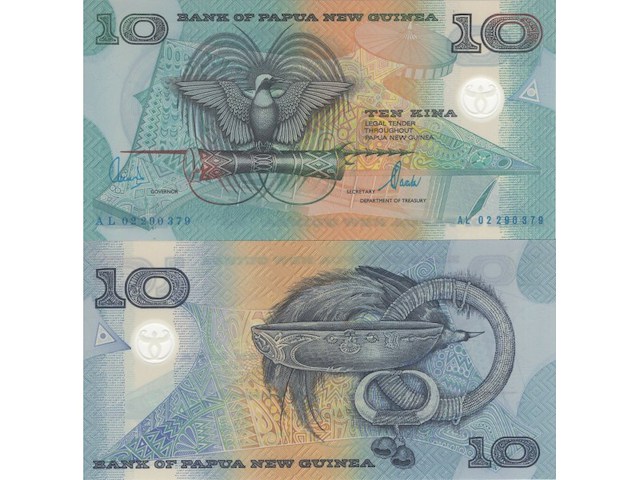 PAPUA NEW GUINEA 20 Kina 2002 UNC. P-26 Polymer