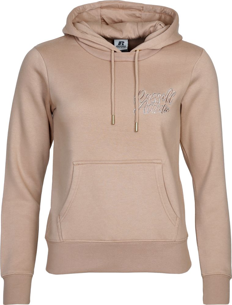 Russell Athletic MONI - PULL OVER HOODY, ženski duks, braon