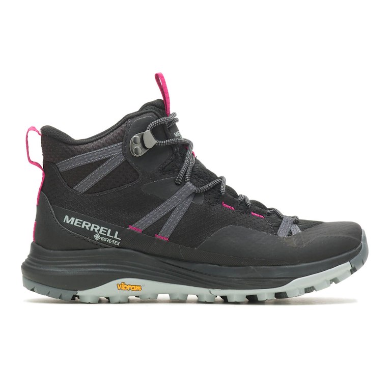 Merrell SIREN 4 MID GTX, ženske planinarske cipele, crna