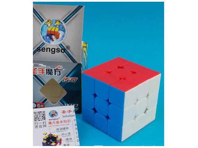 Kocka Shengshou Legend 3x3x3 stickerless kao rubikova k