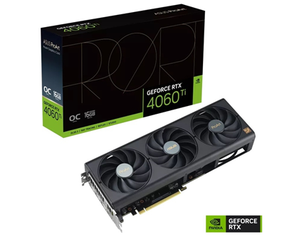 ASUS nVidia GeForce GTX 4060 Ti 16GB 128bit PROART-RTX4060TI-O16G