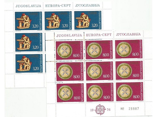 YU Evropa CEPT 1976. Tabacici,MNH