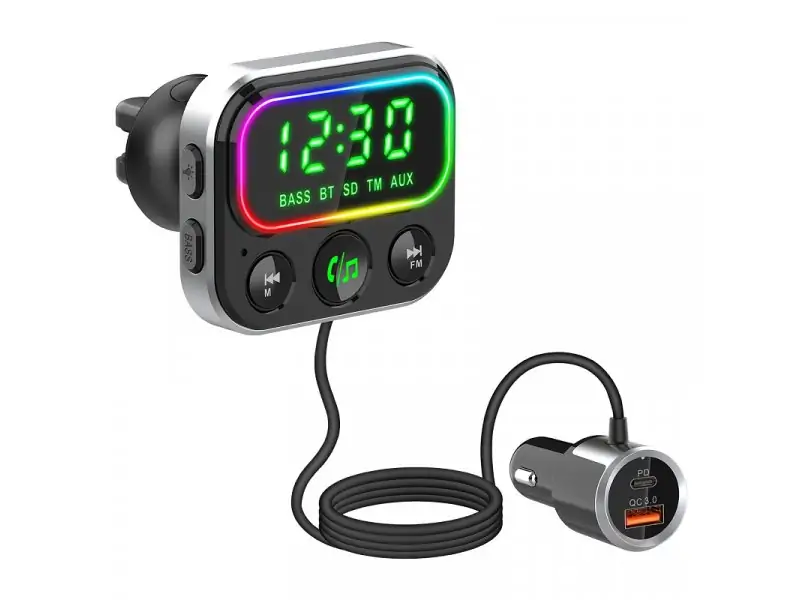 S-LINK FM TRANSMITTER BT-405 RGB 36729