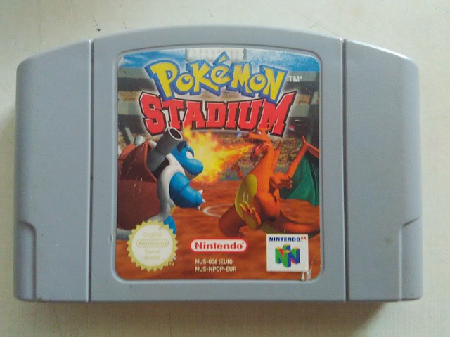 nintendo 64 igrica pokemon  stadium ispr sa slike