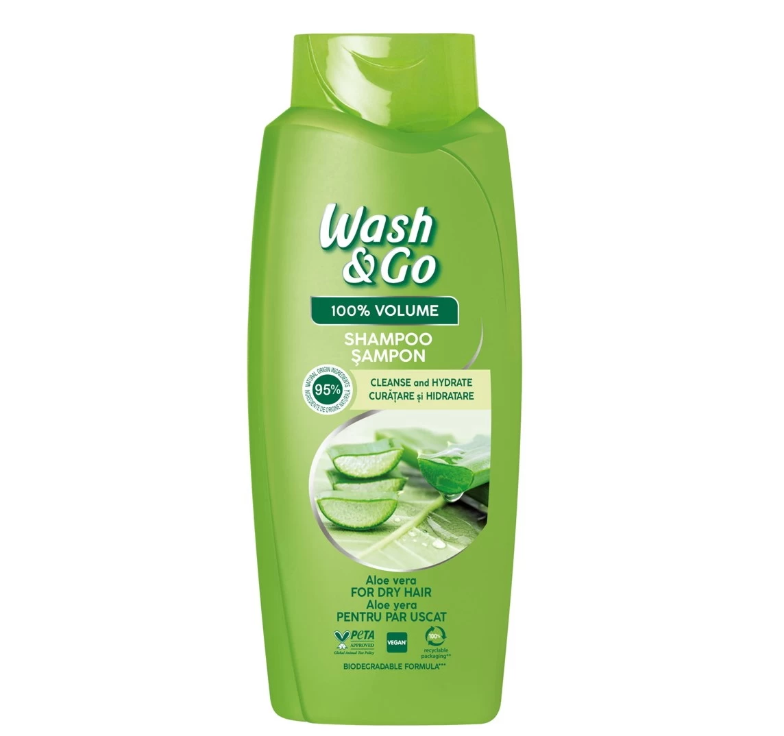 WASH&GO ŠAMPON 675ML ALOE VERA