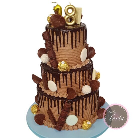 Čokoladna torta za 18. rođendan