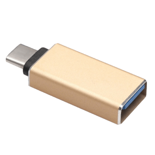 FAST ASIA USB adapter USB C - USB A m/ž (Zlatni), USB 3.1 gen1 - do 5Gbps, USB-C, USB-A, Adapter bez kabla