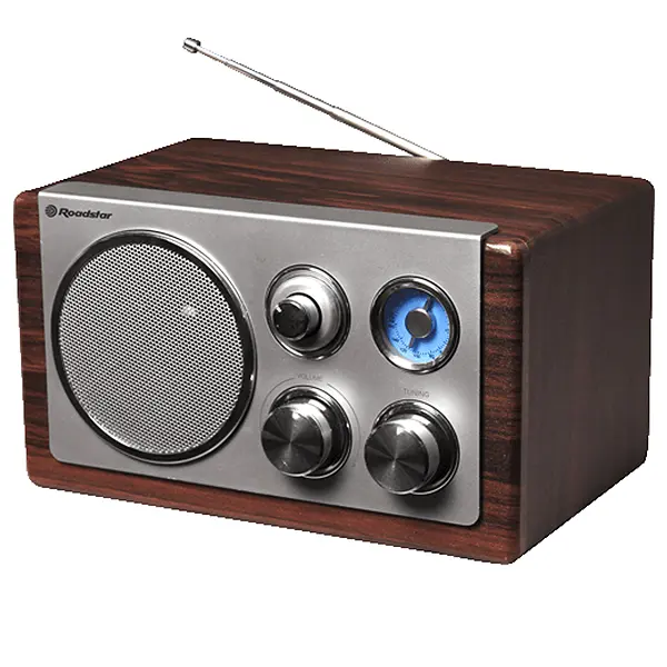 ROADSTAR Retro radio sa drvenim kućištem HRA1245