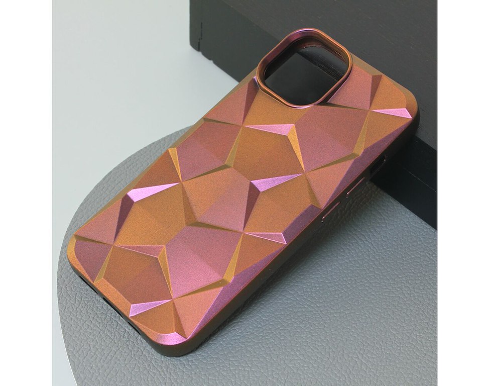 Futrola Shiny Diamond - iPhone 14 roze